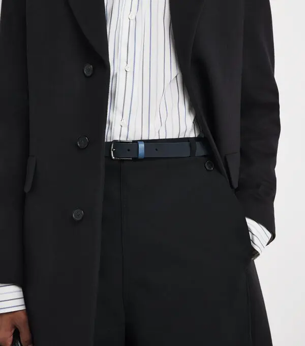 Isaia Cotton-linen Stripe Shirt
