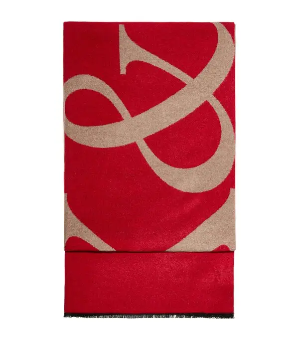 Max & Co. Logo Scarf - Red