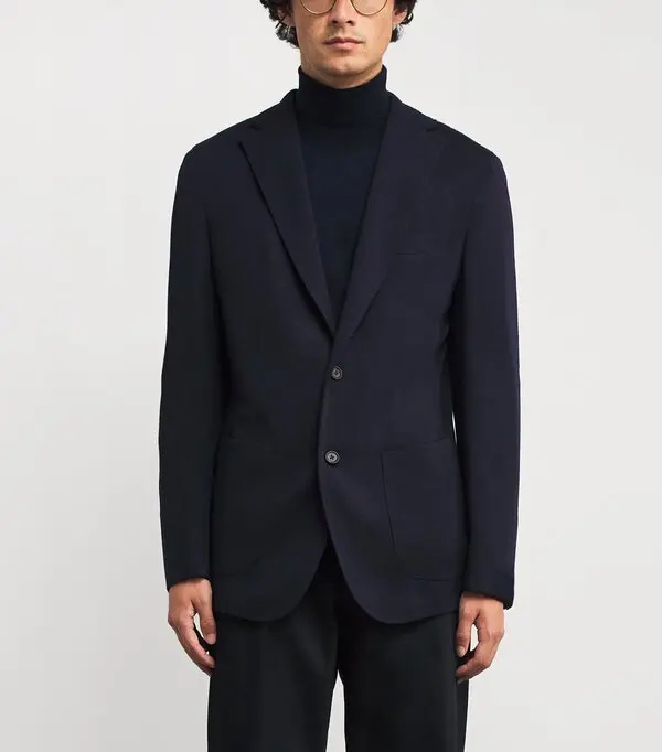 Eleventy Single-breasted Blazer - Blue