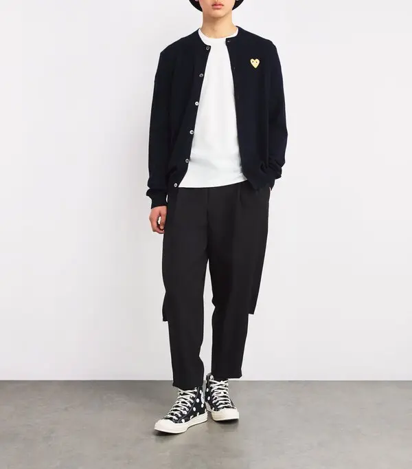 Play Comme Des Garcon Heart Logo T-shirt - White