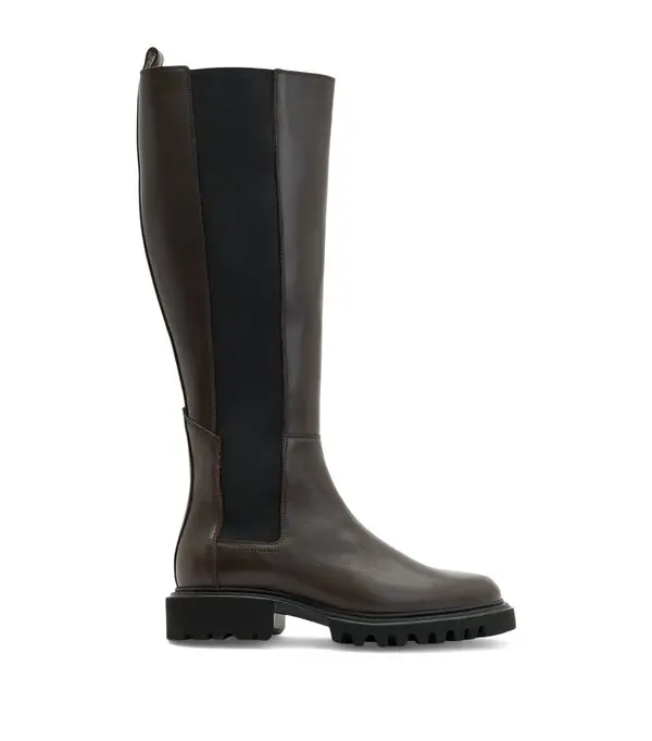 ALLSAINTS Leather Knee-high Boots - Brown