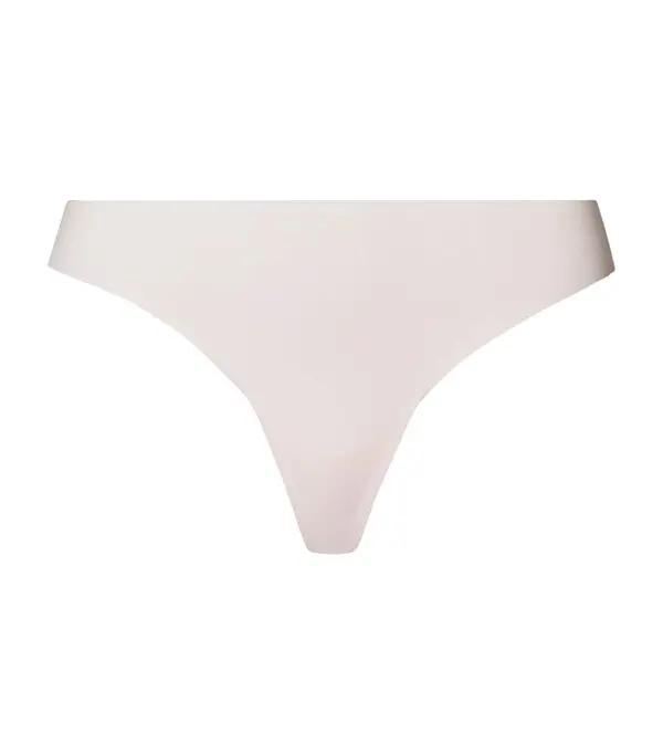 Hanro Invisible Cotton Thong - Nude
