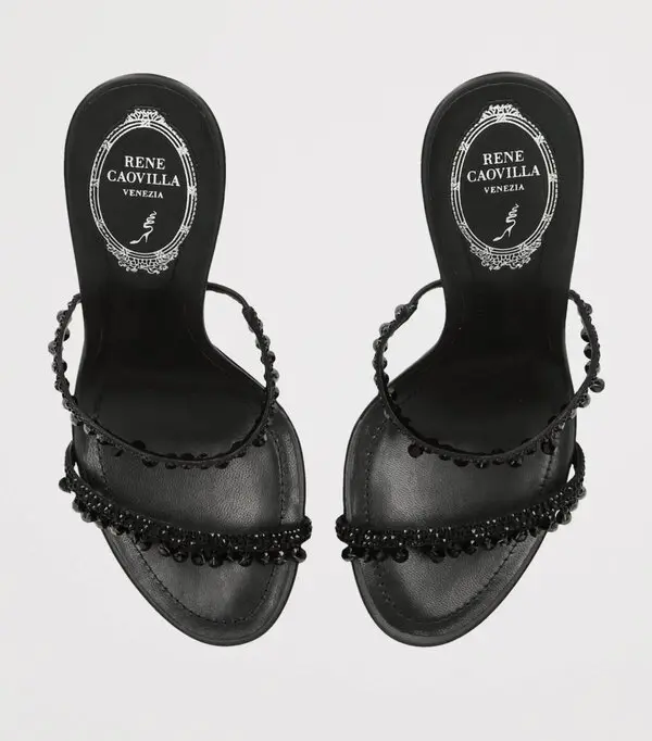 Rene Caovilla Embellished Chandelier Sandals 105