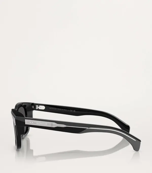 Moncler Acetate Me6004 Sunglasses - Black
