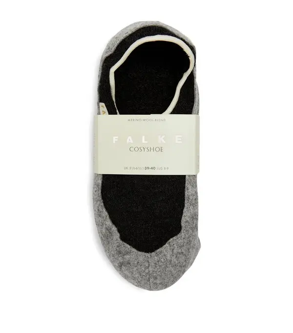 Falke Wool-blend Cosyshoe Slipper Socks - Grey