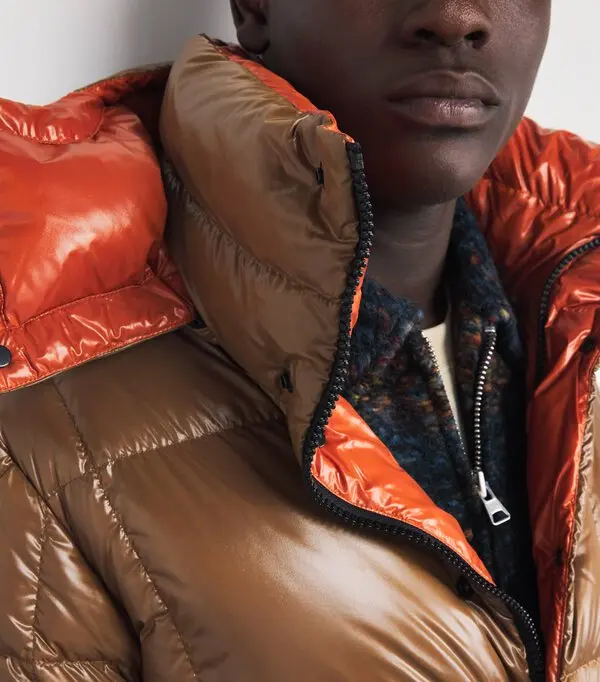 Moncler Parana Down Puffer Jacket - Brown