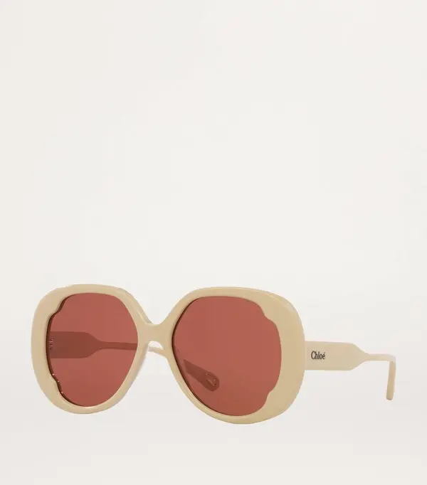 Chloé Acetate Sunglasses - White