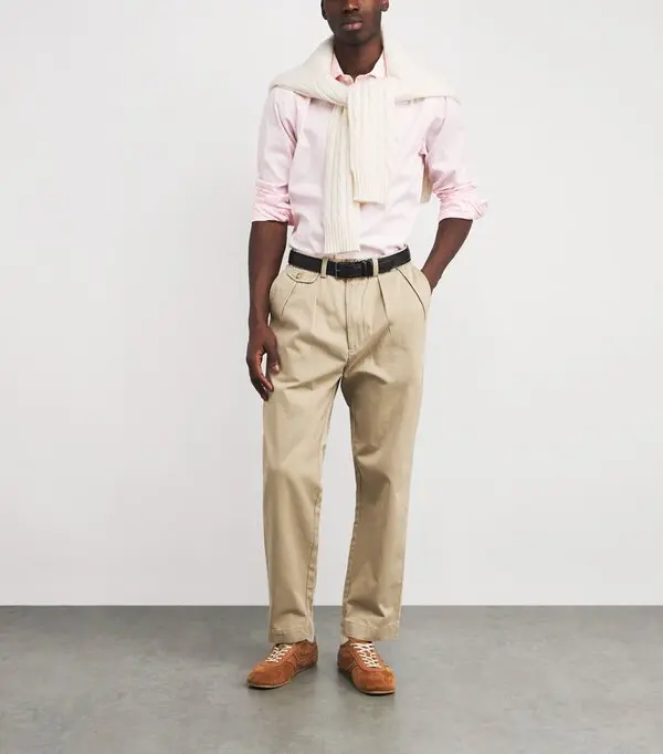 Polo Ralph Lauren Cotton Poplin Stripe Shirt - Pink