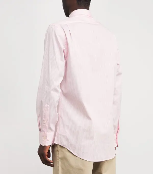 Polo Ralph Lauren Cotton Poplin Stripe Shirt - Pink