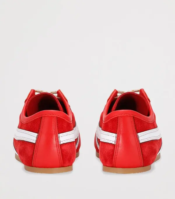 Dries Van Noten Suede Dustin Sneakers - Red