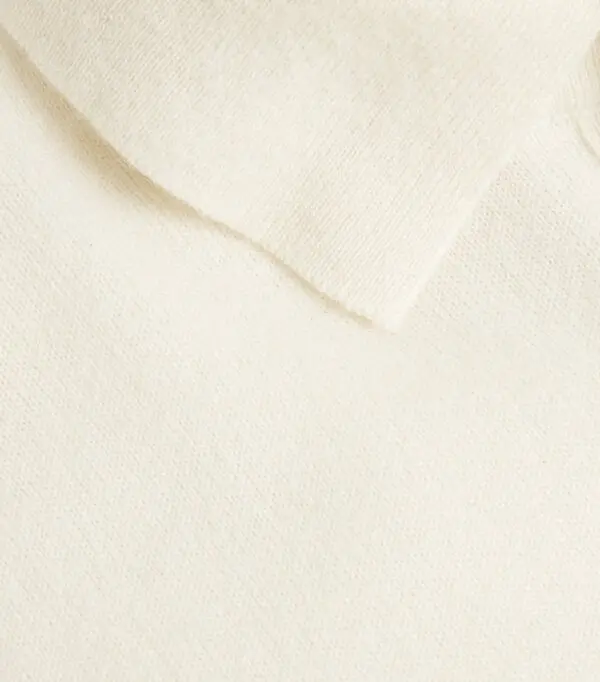 Harrods Cashmere Polo Shirt - Ivory