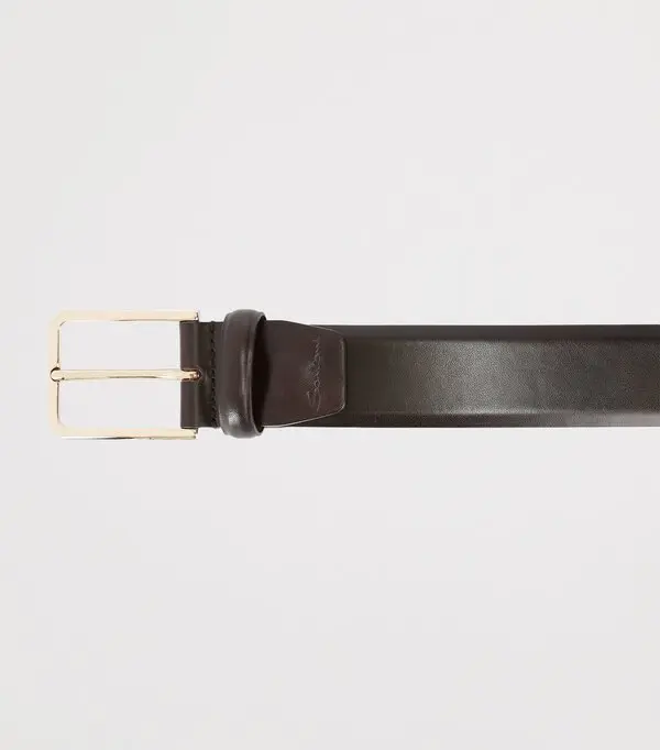 Santoni Leather Belt - Brown