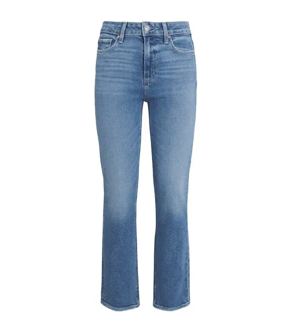 Paige Cindy High-rise Straight Jeans - Blue