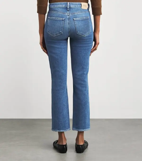Paige Cindy High-rise Straight Jeans - Blue