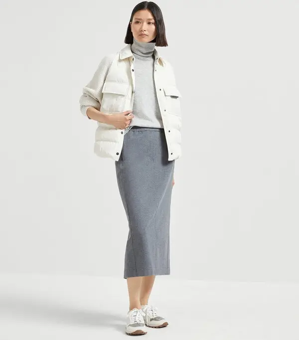 Brunello Cucinelli Cashmere High-neck Sweater - Grey