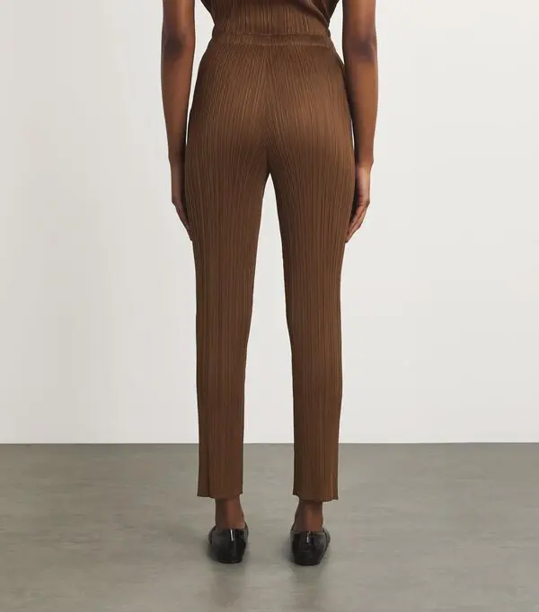 Issey Miyake Colorful Basics Trousers - Brown