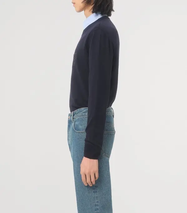 Valentino Garavani Virgin Wool Monogram Sweater