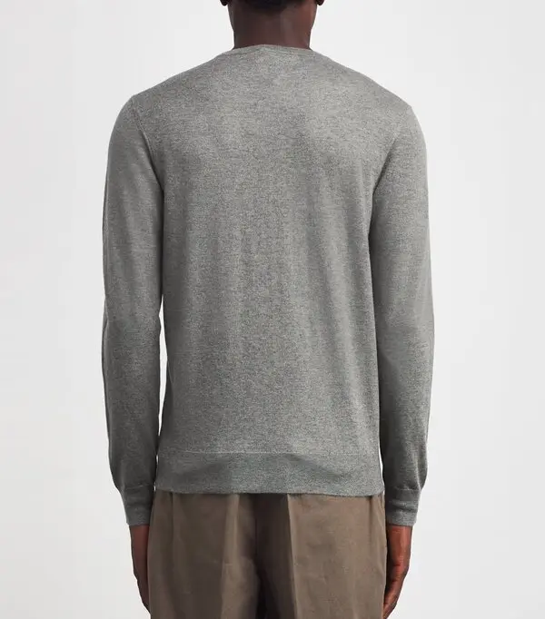 Ralph Lauren Purple Label Cashmere Crew-neck Sweater - Grey