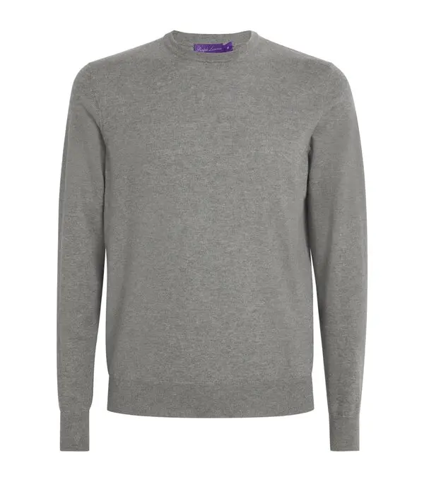 Ralph Lauren Purple Label Cashmere Crew-neck Sweater - Grey