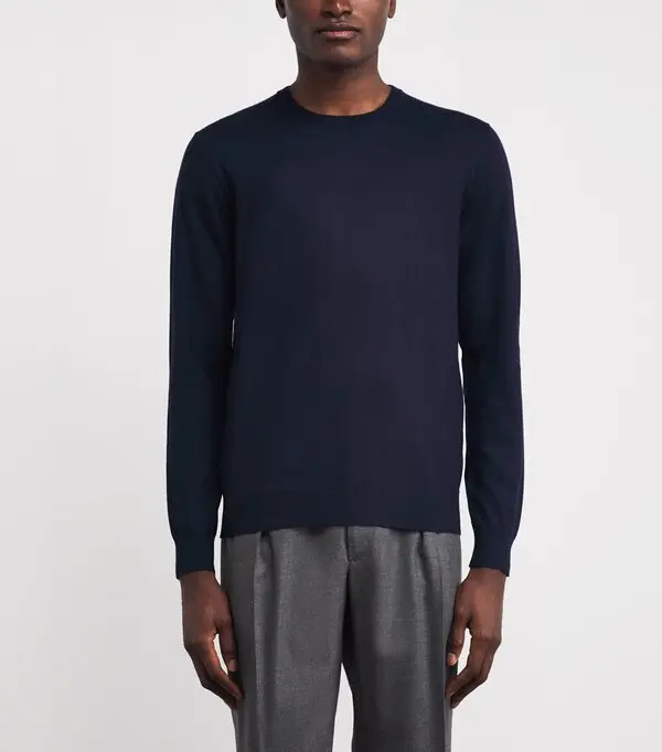 Ralph Lauren Purple Label Cashmere Crew-neck Sweater - Navy