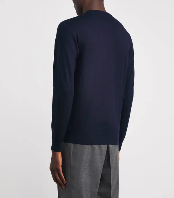 Ralph Lauren Purple Label Cashmere Crew-neck Sweater - Navy