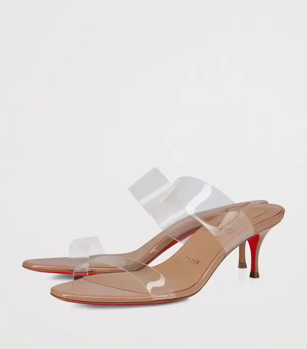 CHRISTIAN LOUBOUTIN Just Nothing 55 Leather Heeled Sandals