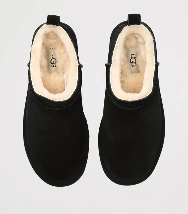 UGG Suede Classic Micro Boots - Black