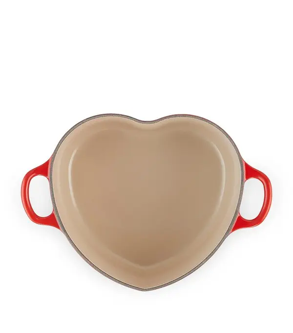LE CREUSET Cast Iron Heart Casserole Dish - Blue