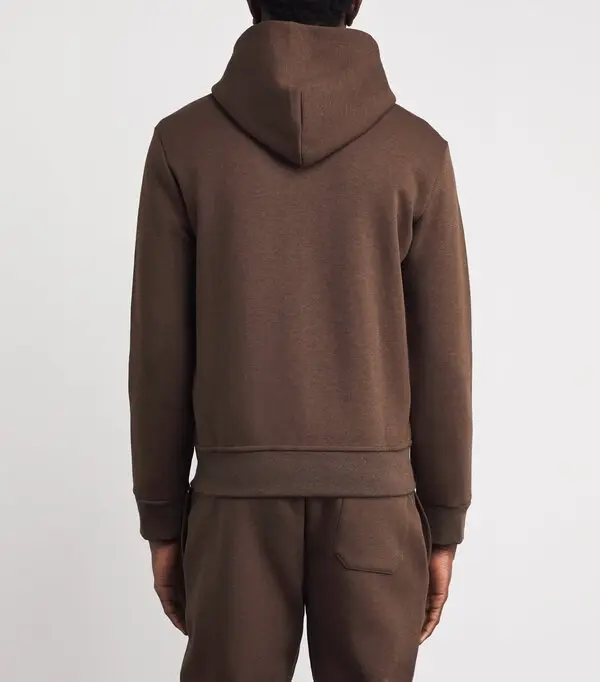 Polo Ralph Lauren Tech Knit Zip-up Hoodie - Brown