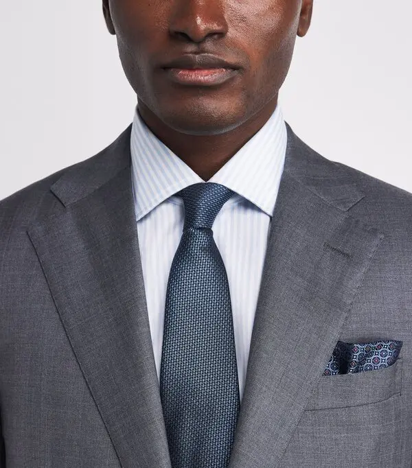 Pal Zileri Silk Geometric Jacquard Neck Tie