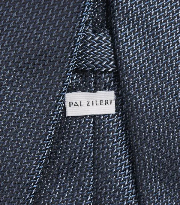 Pal Zileri Silk Geometric Jacquard Neck Tie