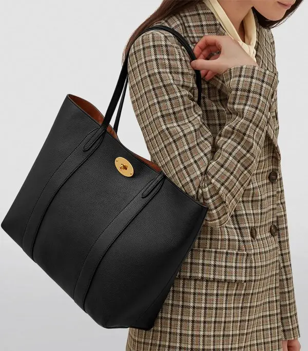 Mulberry Leather Bayswater Tote - Black