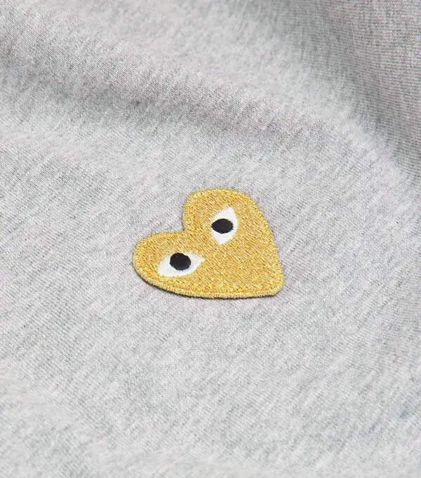 Play Comme Des Garcon Heart Logo T-shirt - Grey