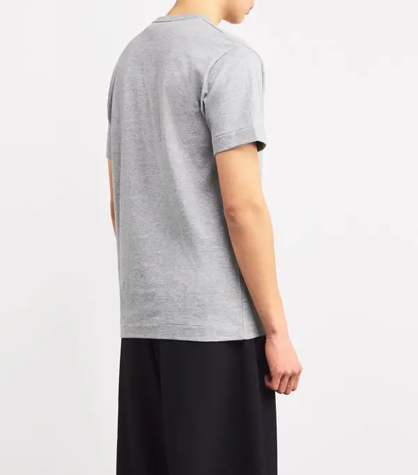Play Comme Des Garcon Heart Logo T-shirt - Grey