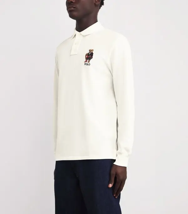 Polo Ralph Lauren Cotton Polo Bear Polo Shirt - Beige