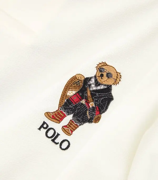 Polo Ralph Lauren Cotton Polo Bear Polo Shirt - Beige