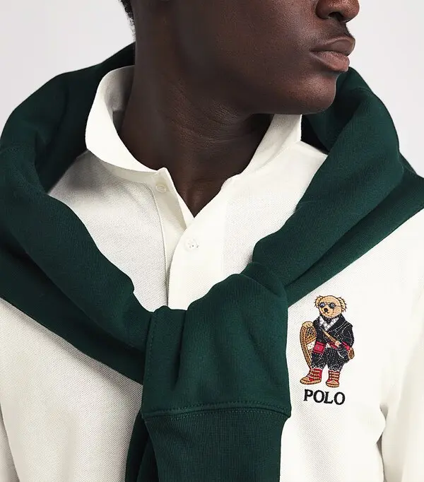 Polo Ralph Lauren Cotton Polo Bear Polo Shirt - Beige