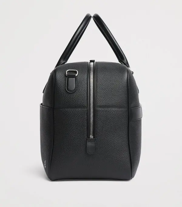 CARL FRIEDRIK Leather Duffle Bag - Black