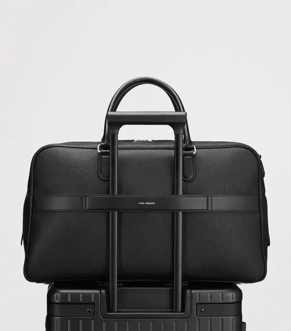 CARL FRIEDRIK Leather Duffle Bag - Black
