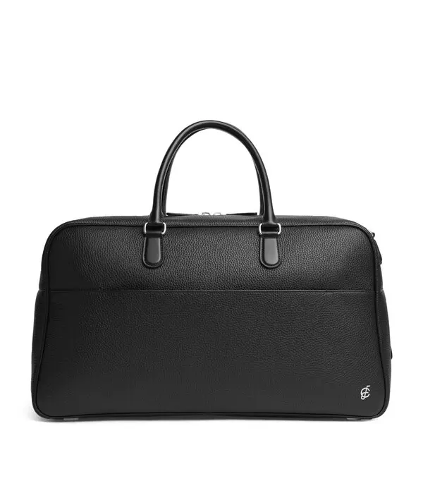 CARL FRIEDRIK Leather Duffle Bag - Black