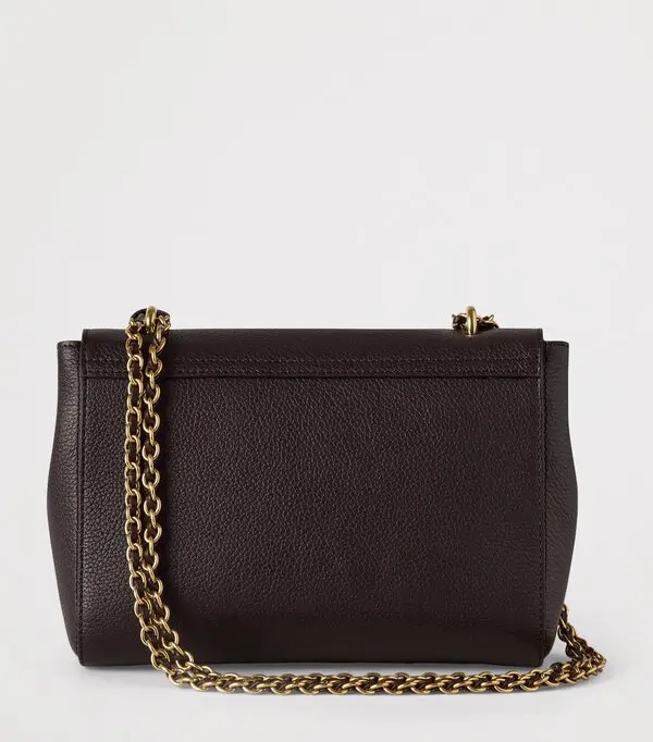 Mulberry Small Leather Lily Shoulder Bag - Black