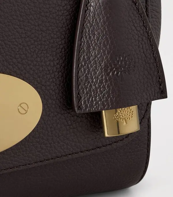 Mulberry Small Leather Lily Shoulder Bag - Black
