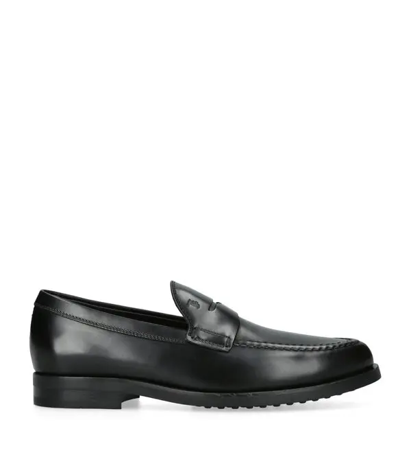 TOD'S Leather Gomma Loafers