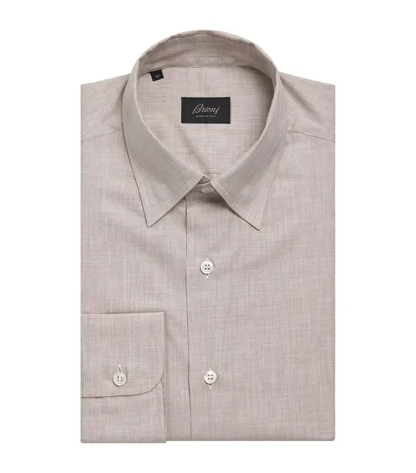 Brioni Cotton Shirt - Ivory