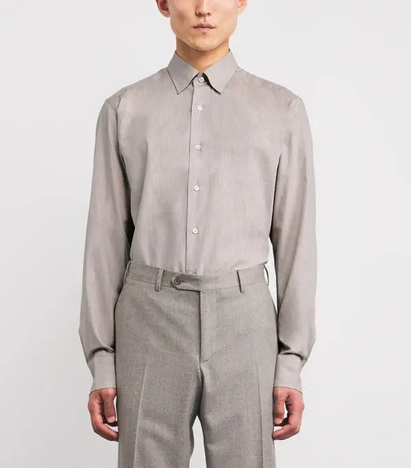 Brioni Cotton Shirt - Ivory