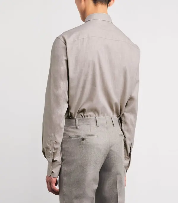 Brioni Cotton Shirt - Ivory