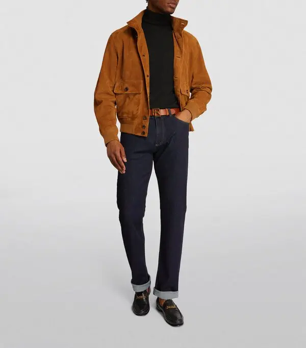 Ralph Lauren Purple Label Cashmere Rollneck Sweater - Black