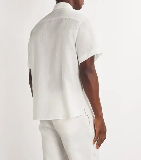 Frescobol Carioca Linen Castro Short-sleeve Shirt