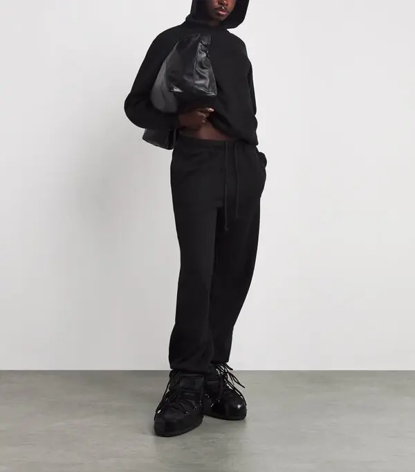 SKIMS Cotton-blend Fleece Straight Leg Sweatpants