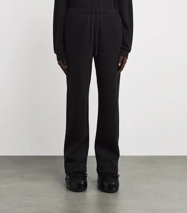 SKIMS Cotton-blend Fleece Straight Leg Sweatpants